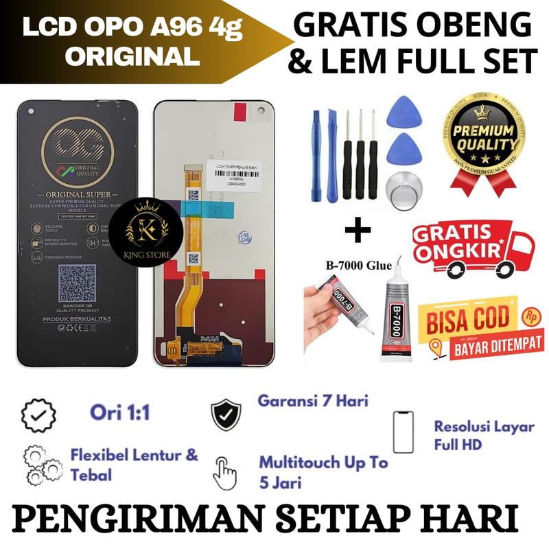 Lcd Touchscreen OPO A96 4G Original OG Super FullSet / Lcd OPO A96 4G ...