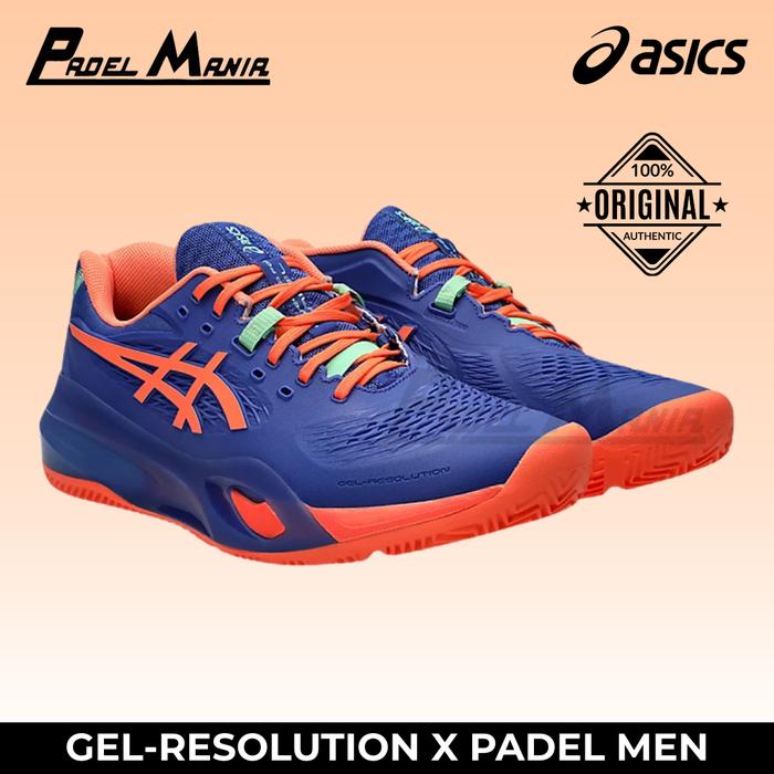 Jual Asics Men Gel-Resolution x Padel Dark Cobalt/Vivid Coral | Sepatu ...