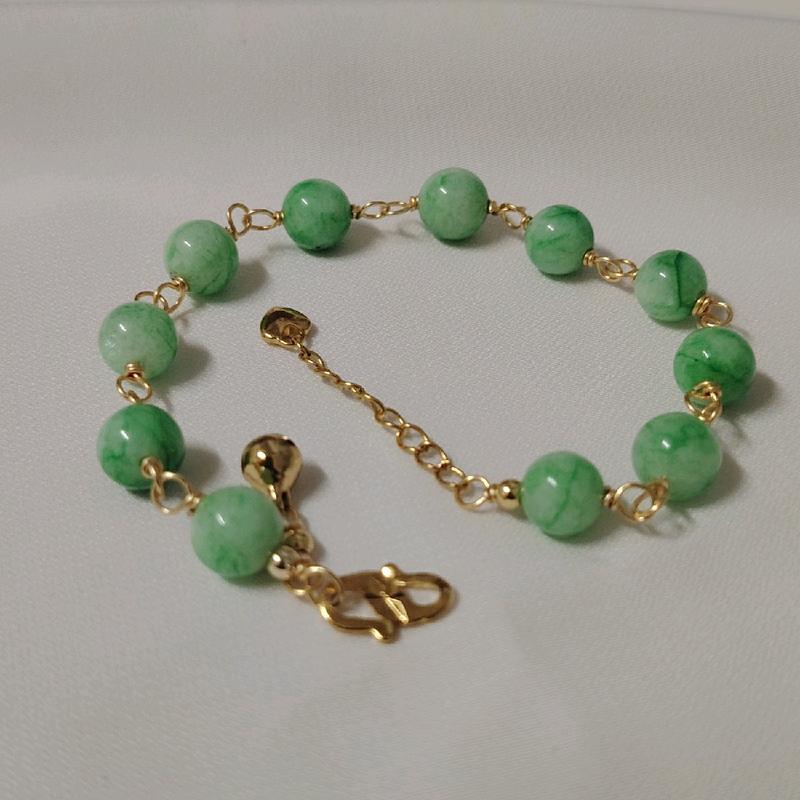 Gelang tangan batu jed asli - TikTok Shop Malaysia
