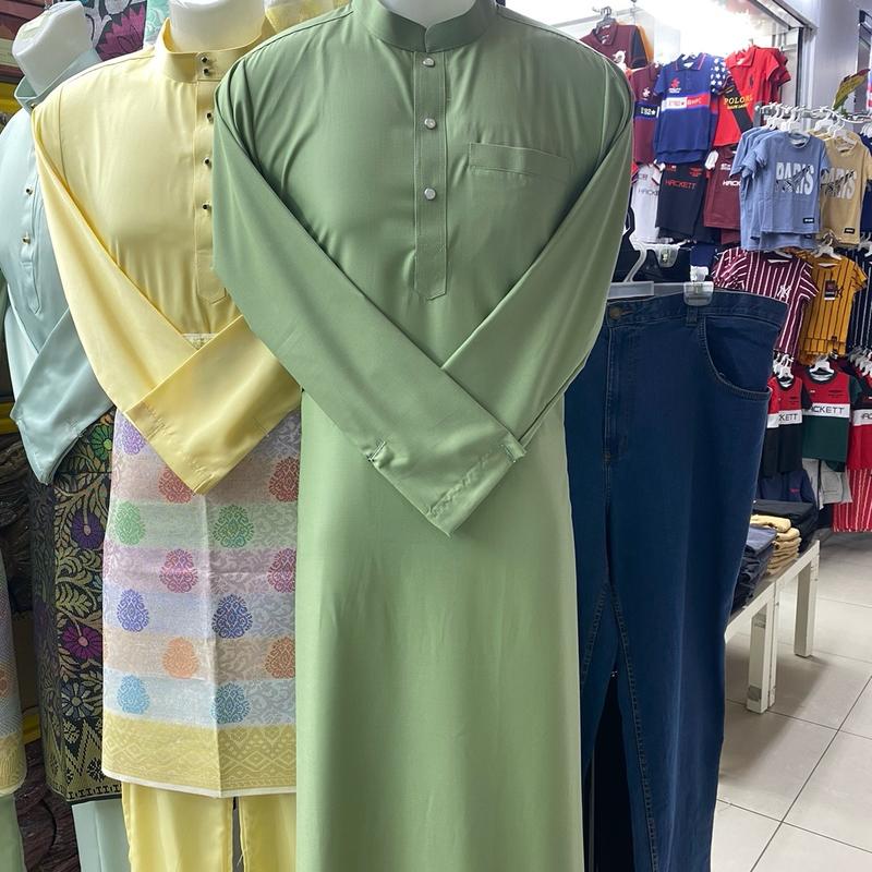 Jubbah green tea ada size S-2XL Ready stock boleh order sekarang ...