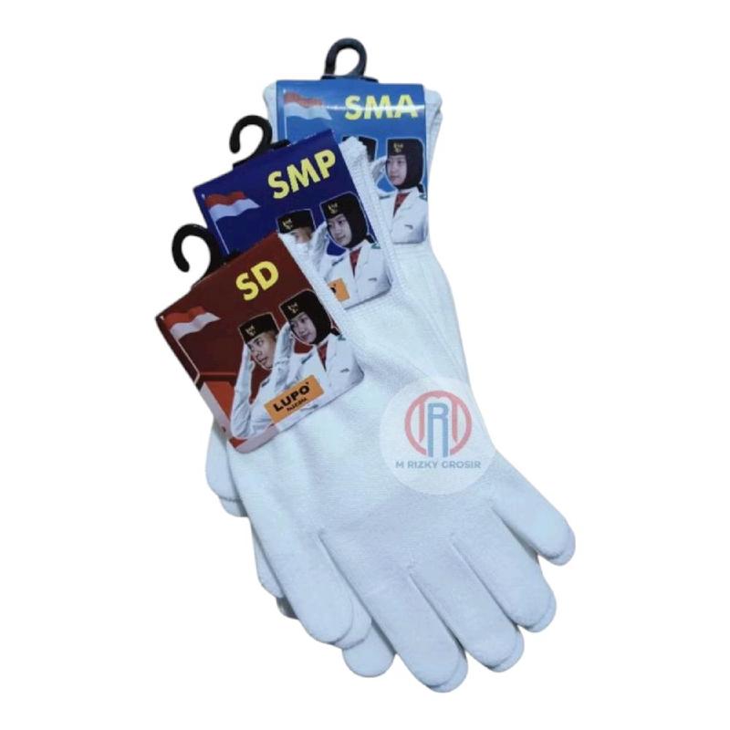 Sarung Tangan Anak Paskibraka Upacara Bendera SD, SMP, SMA - - Shop ...