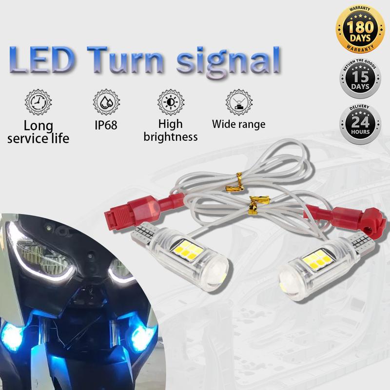 2PCS T15 turn signal Motorcycle light W16W motorcycle light width ...