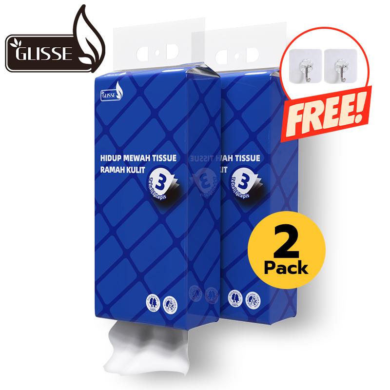 【1260 Sheets 3ply】Glisse Tisu Mewah, Tisu Dinding Ukuran Besar, - Shop ...