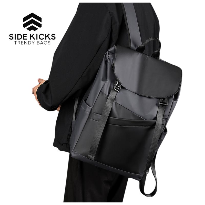 SIDE KICKS Backpack Big Capacity Laptop 15.6' Bag Casual Travel ...