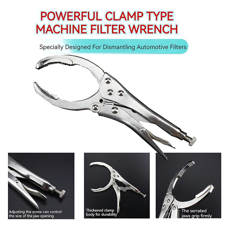 Oil Filter Wrench Opener 10" Oil Filter Plier ToolPembuka Filter ...