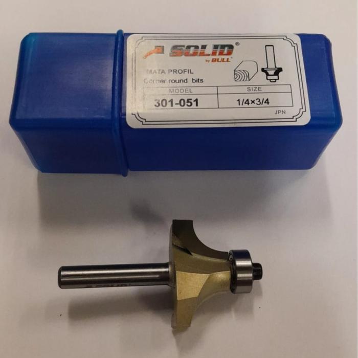 Jual Solid 301-051 Mata Router / Profil Round Over 15.9mm - Kota ...
