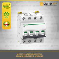 Promo MCB 4P 20A 6kA/10kA KURVA C A9F74420 Cicil 0% 3x - Jakarta Timur ...