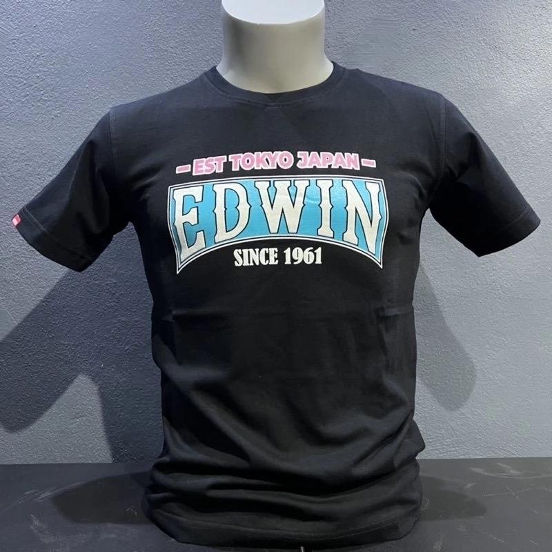 EDWIN Baju T-Shirt Lelaki EDWIN Printing Logo (7480 1826) - TikTok Shop ...