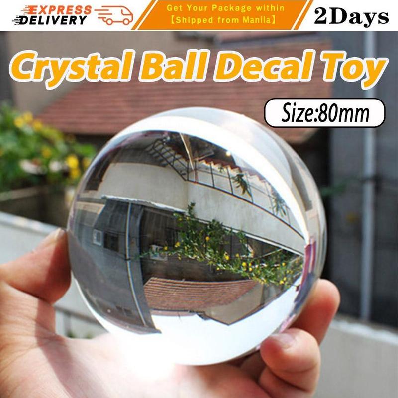 80MM Hot Sell Magic Crystal Ball Quartz FengShui Photography - TikTok ...