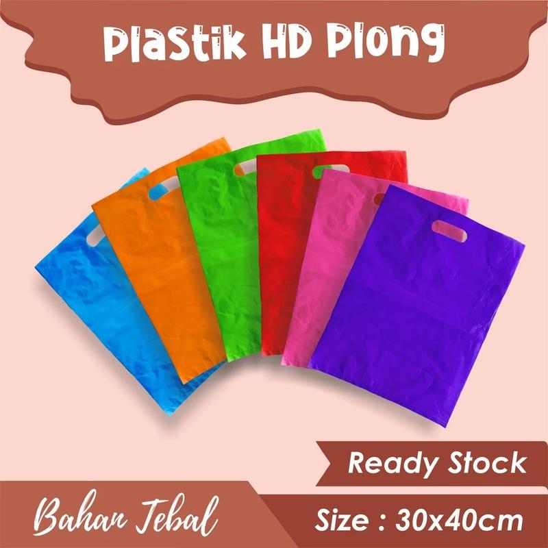 (100 PCS) PLASTIK HD PLONG TEBAL KRESEK OLSHOP - Shop | Tokopedia