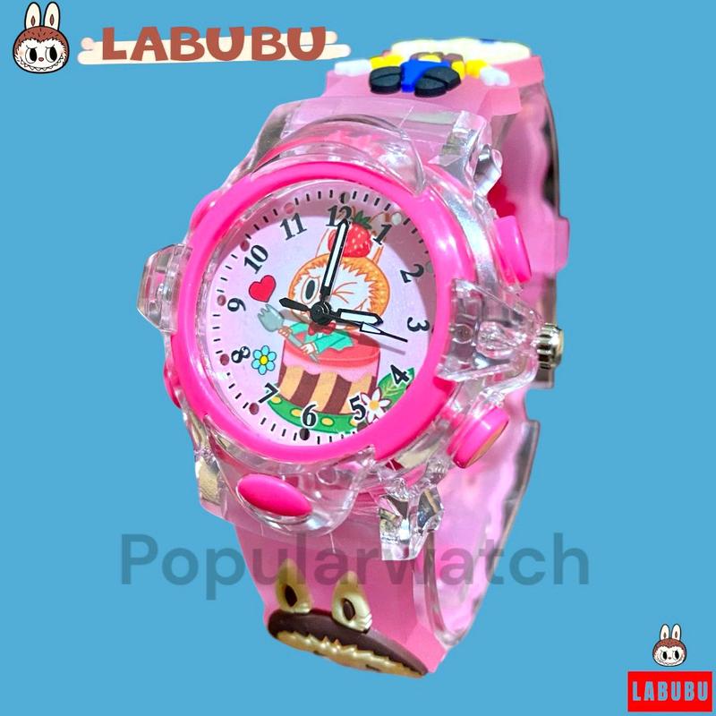 jam tangan model jarum edisi LABUBU ada lampu warna warni, jam - Shop ...