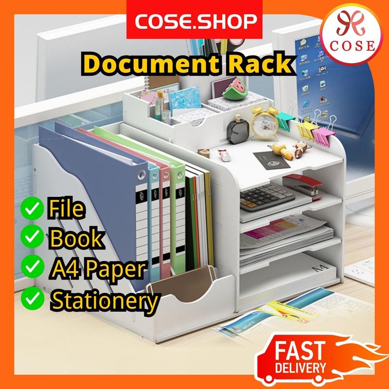 COSE Document Rack Office Table Storage File Organizer Document ...