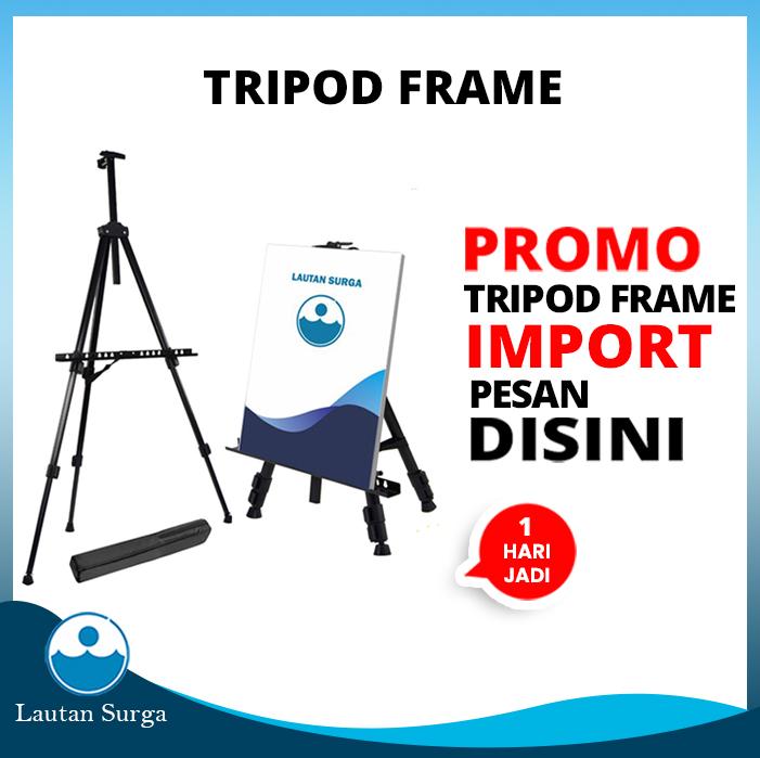 Tripod Standing Frame Besi Hitam, Stand Bingkai Foto, Lukis dan - Shop ...