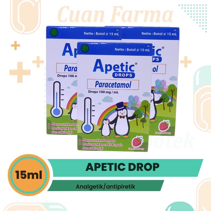 APETIC 100 MG RASA STAWBERRY DROP 15ML - Shop | Tokopedia