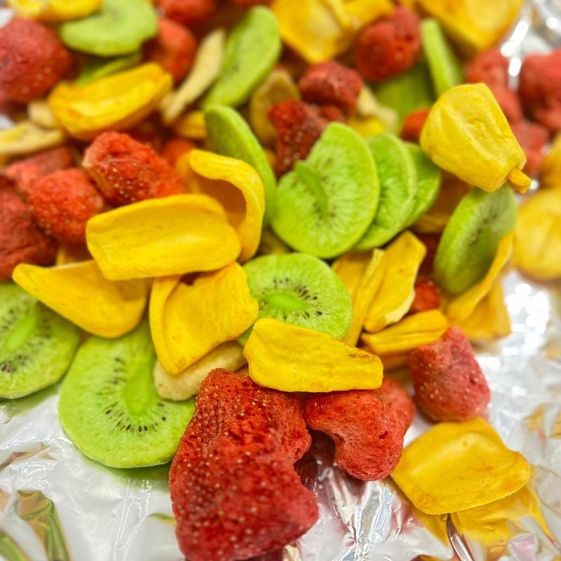 Organic Freeze Dried Mixed Fruit Snack, 100g Pack - Natural and ...