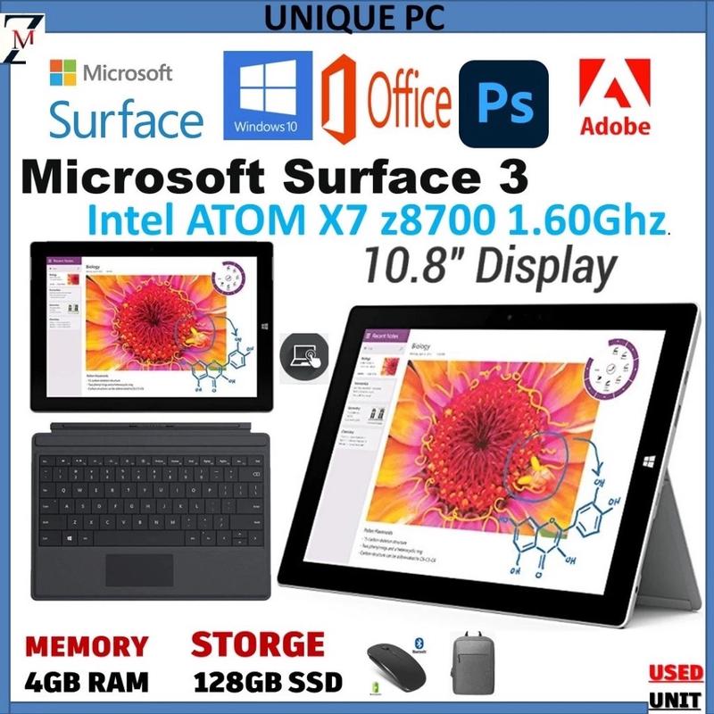 Microsoft Surface 3 Intel Atom x7-Z8700 (1.60 GHz) 4 GB Memory - TikTok ...
