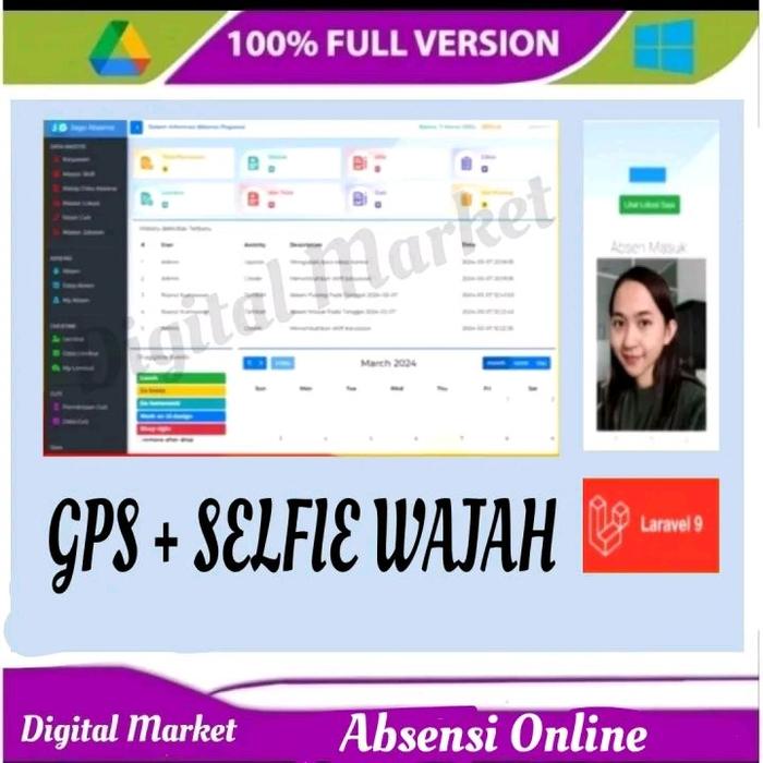 Promo Source Code Aplikasi Absensi GPS + Selfie Karyawan Lengkap ...