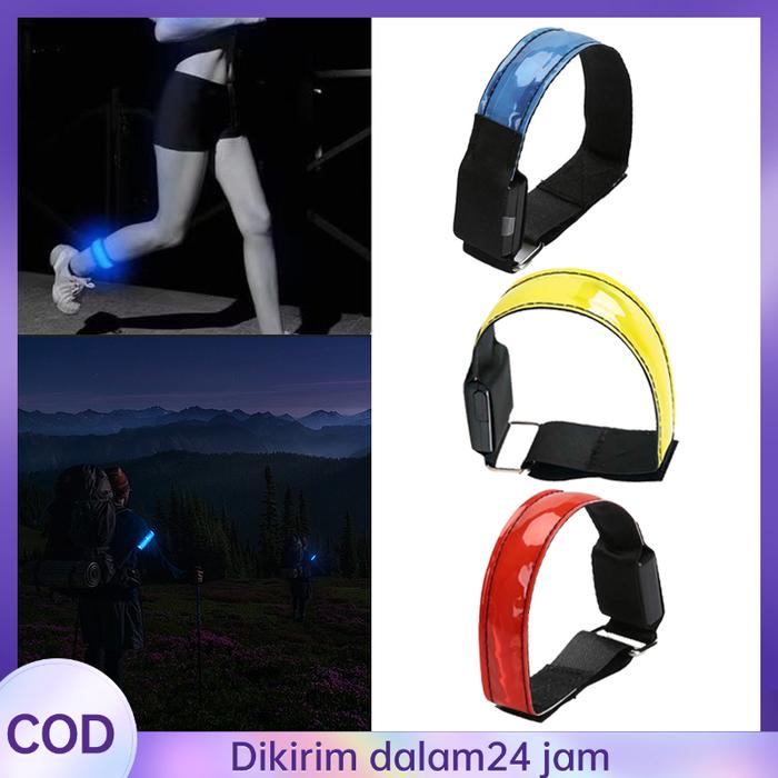Jual Armband LED Lampu Running Gelang Lengan Sport Armband Safety Light ...