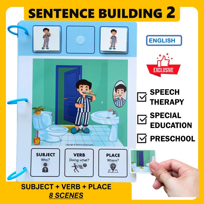 SENTENCE BUILDING Book 2 English Language Learning Activity Book ...