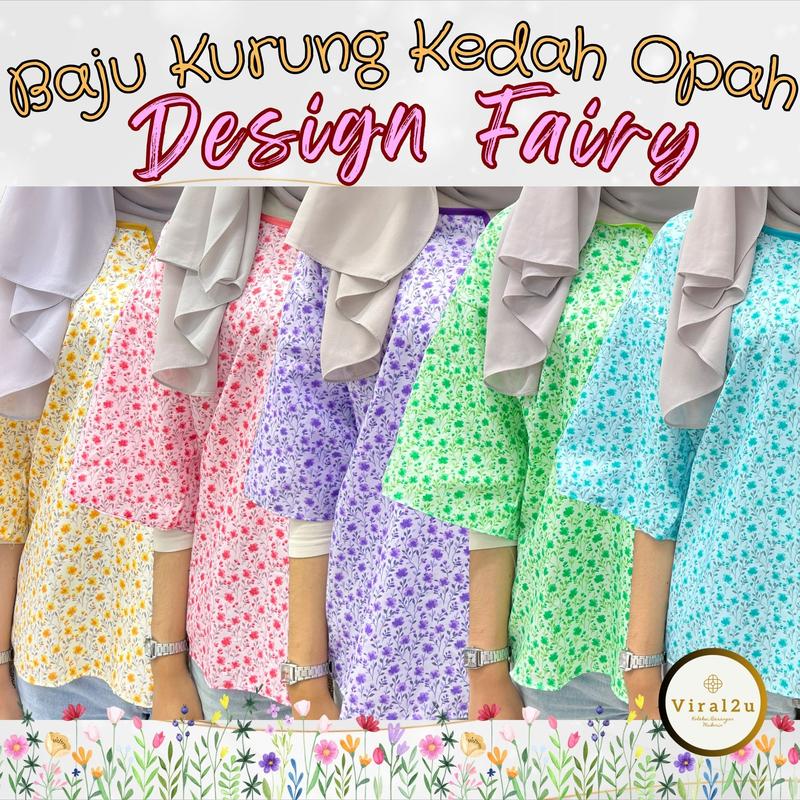 Baju Kurung Kedah Opah Design FAIRY! Wanita - TikTok Shop Malaysia