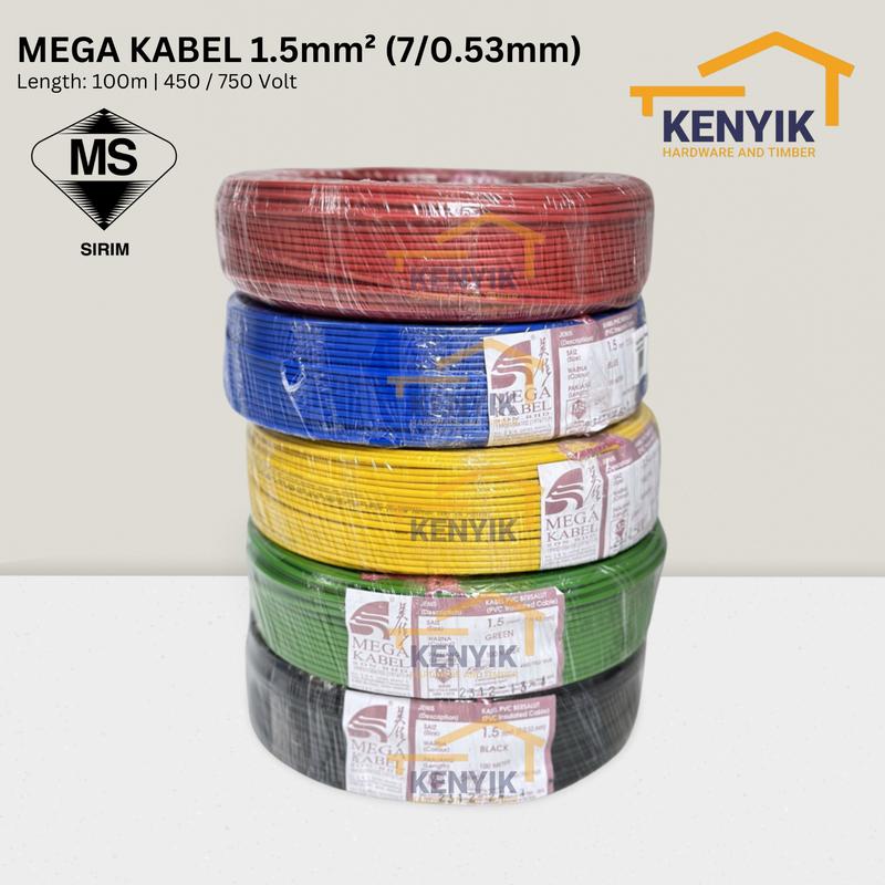 MEGA KABEL [100m] 1.5mm Insulated PVC 100% Pure Copper Cable - TikTok ...