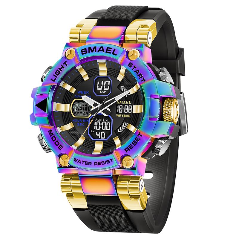 Jam Tangan Sport Analog Digital Pria Wanita Merk SMAEL 8027 - Shop ...