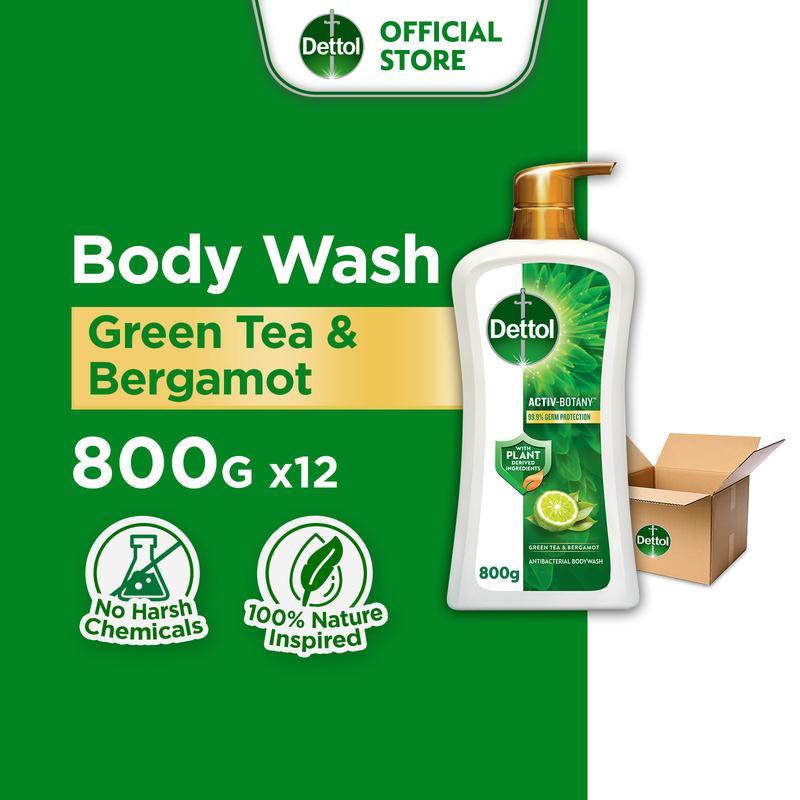 Dettol Activ-Botany Green Tea & Bergamot Shower Gel Body Was - TikTok ...