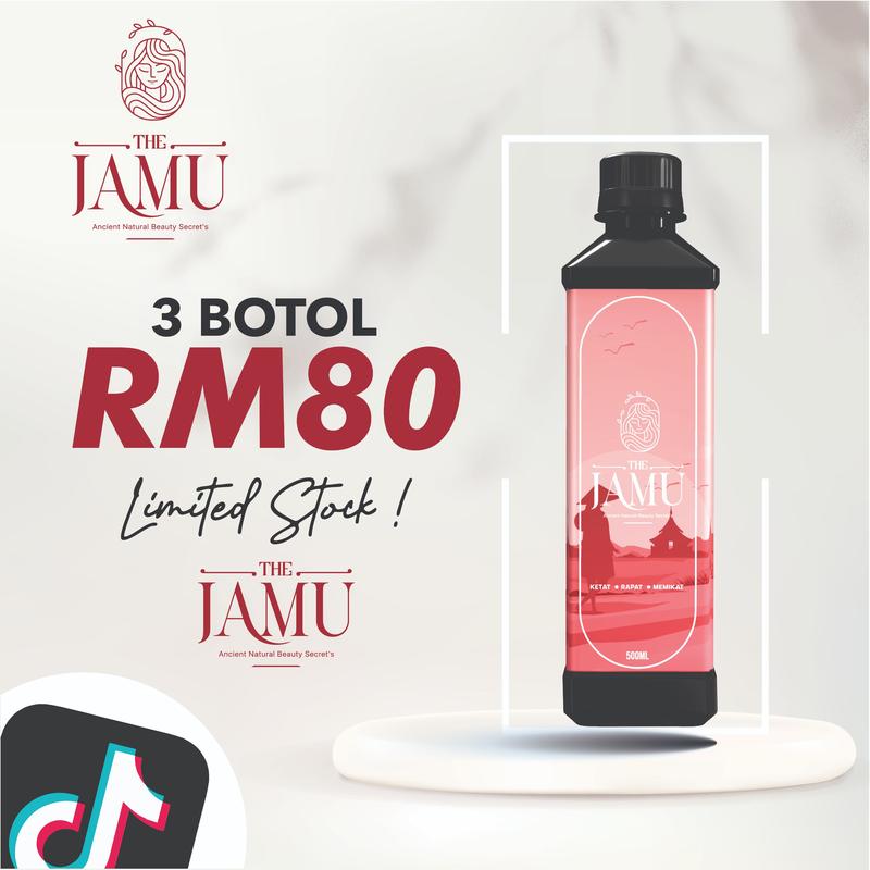 3 Botol TheJamu | 500ml Minuman Jus Botanical Dengan Bahan Semulajadi ...