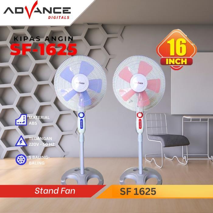 Jual ADVANCE SF-1625 Kipas Angin Berdiri Stand Fan 16 Inch 5 baling SF ...