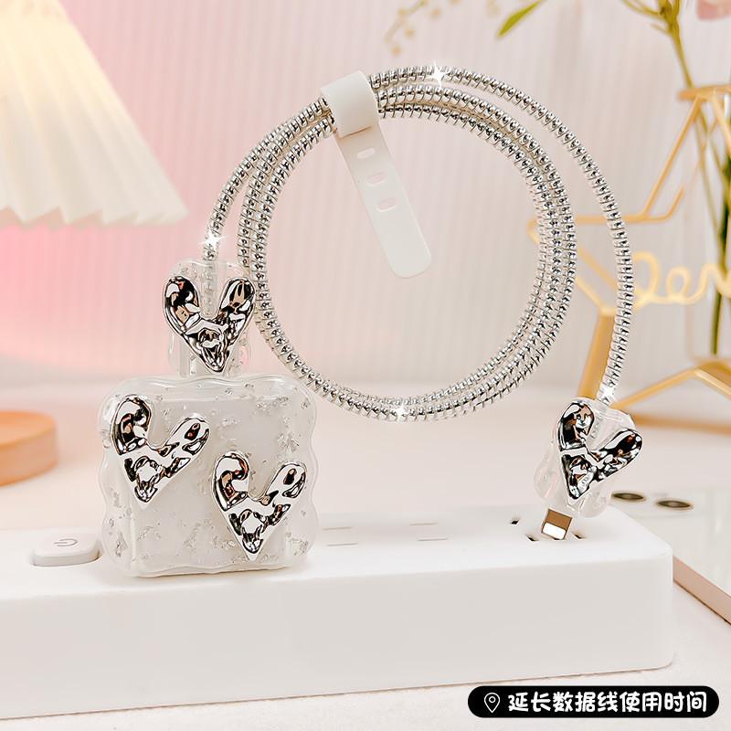 18w&20w Pelindung Charger Iphone Motif Kristal Pelindung Kabel - Shop ...