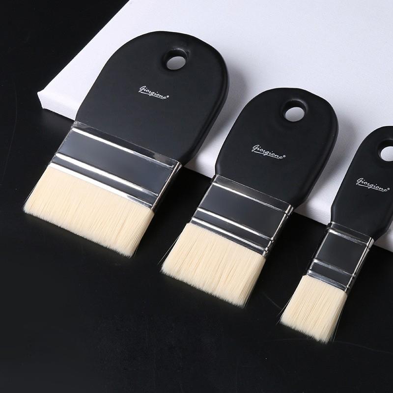 Set Berus Cat Nilon, Reka Bentuk Ergonomik, 3 Saiz, Pemegang Hitam ...