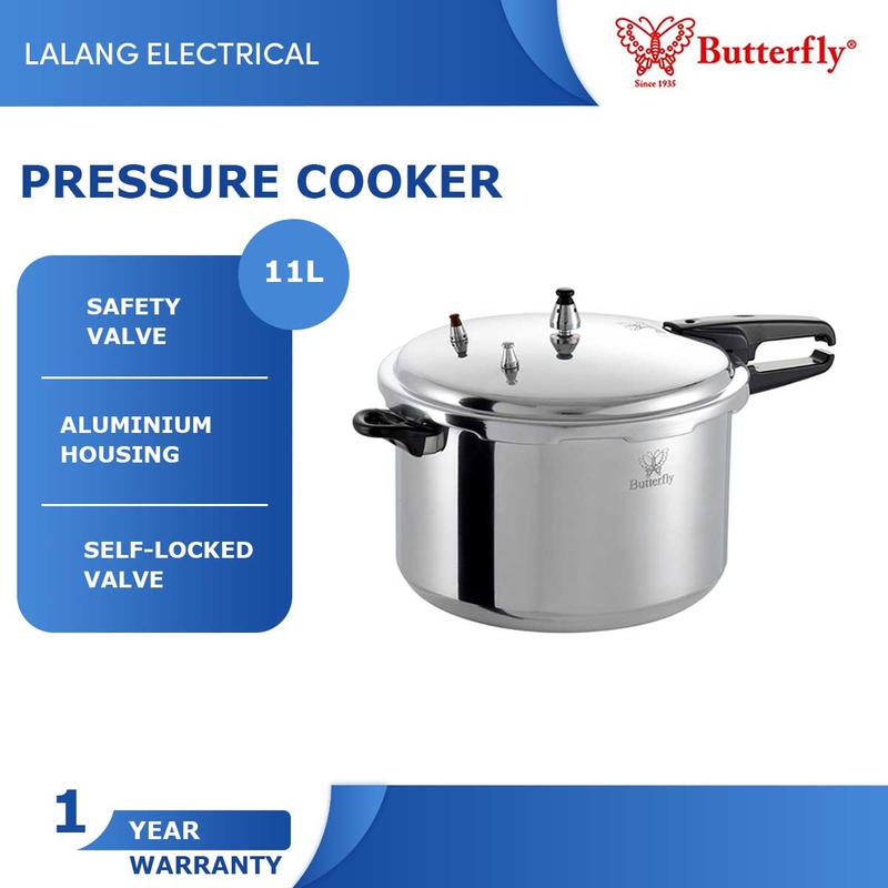 Butterfly Periuk Tekanan Pressure Cooker (11.0L) BPC-28A Cookware ...