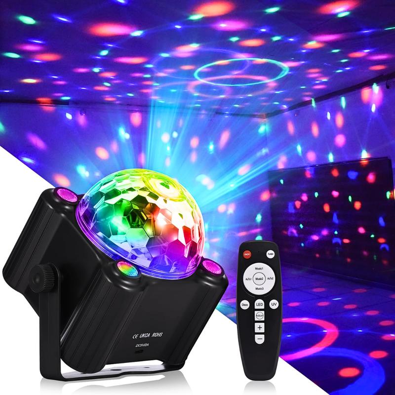 COD TaffLED Lampu Disco led putar full warna sensor suara musik - Shop ...