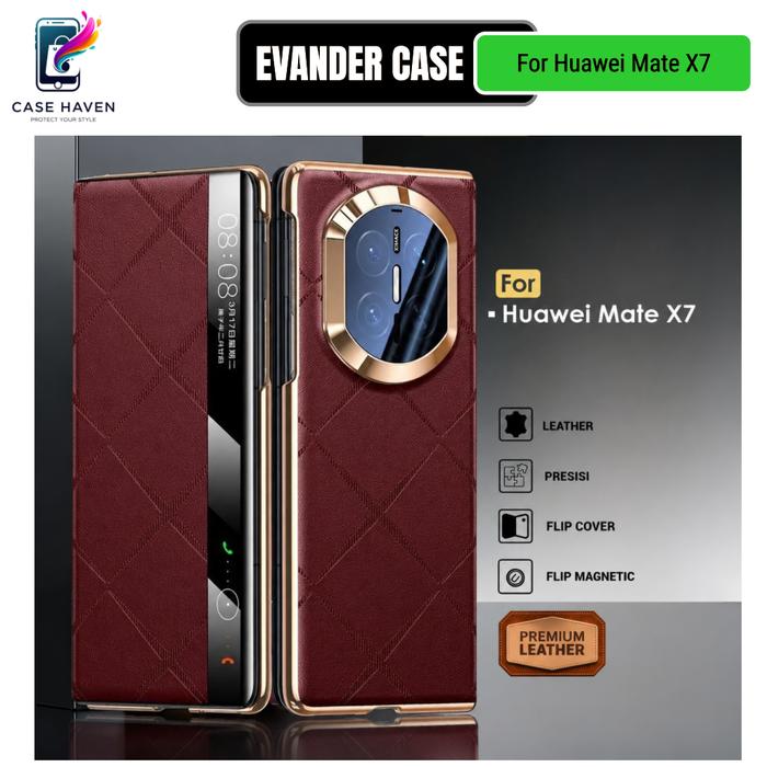 Promo Flip Case Premium For Huawei Mate X7 Evander Flip Case Casing ...