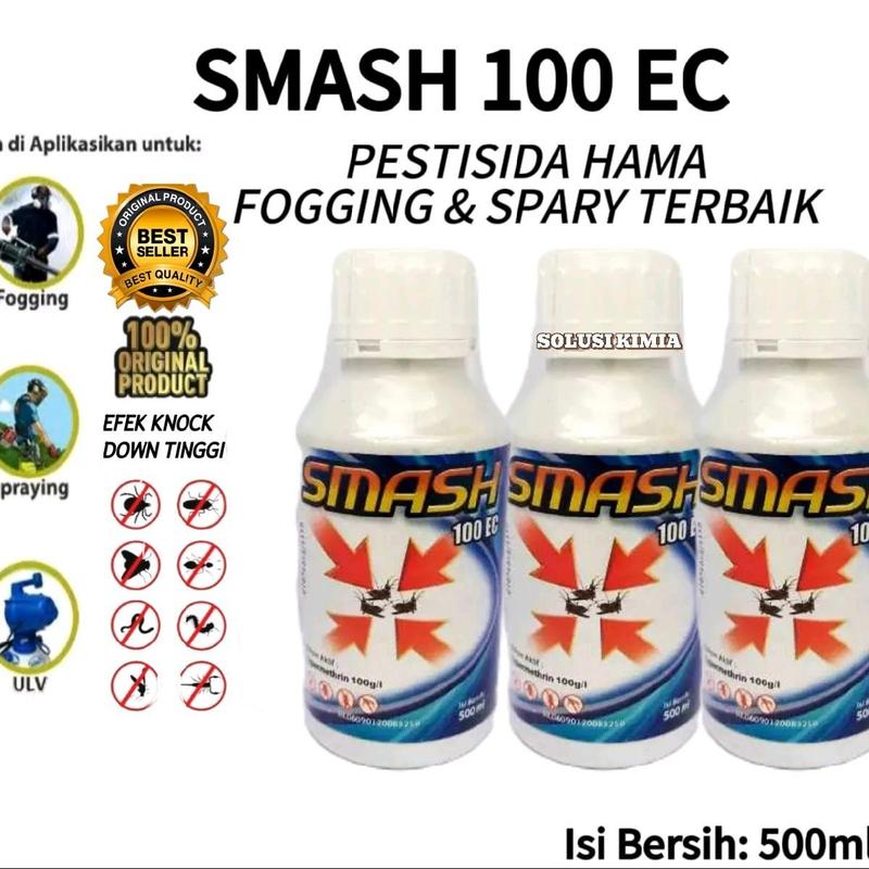 SMASH 100 EC / JOLT 25 EC Obat Fogging Spraying Nyamuk Kecoa Lalat ...