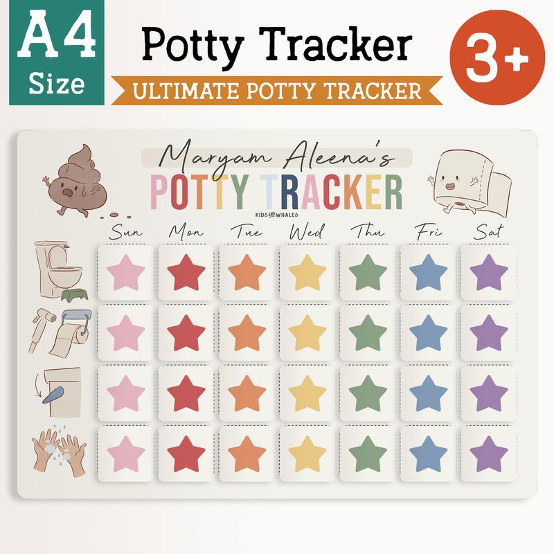 Potty Tracker Potty Training Latihan Tandas Potty Chart Pott - TikTok ...