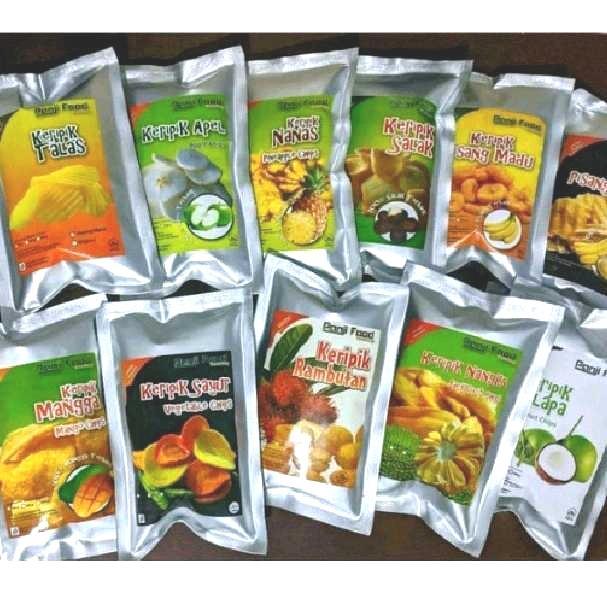 TERMURAH Keripik Buah & Sayur Kualitas Ekspor Panji Food kemasan ...