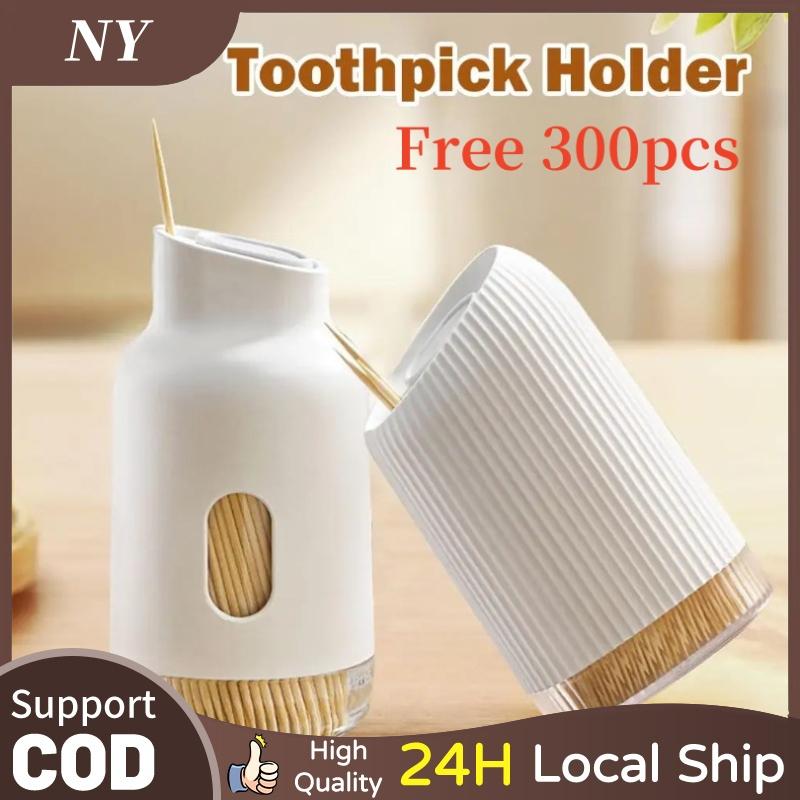 Minimalist Slide Toothpick Box Portable Toothpick Bottle Cut - TikTok ...