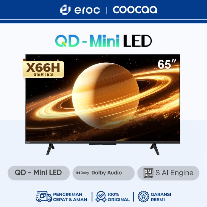 Promo COOCAA TV 65 inch X66H - 4K QDMini LED - S AI Engine - Find My ...