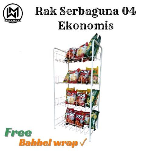Promo Rak Chiki Serbaguna 4 Susun Besi Anti Karat - Model Terbaru ...