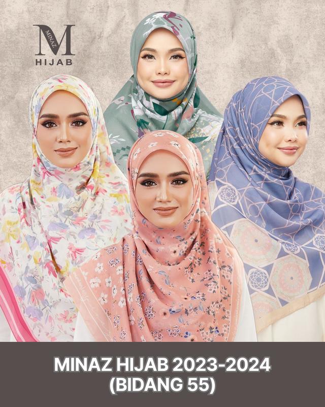MINAZ HIJAB | PRINTED COTTON VOILE BAWAL BIDANG 55 (2023-2024) - TikTok ...