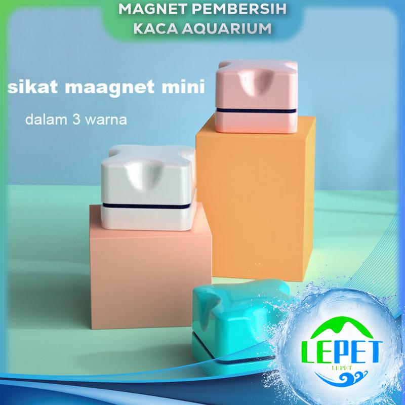 LEPET Magnet Pembersih Kaca Aquarium / Mini Magnet Glass Cleaner - Shop ...
