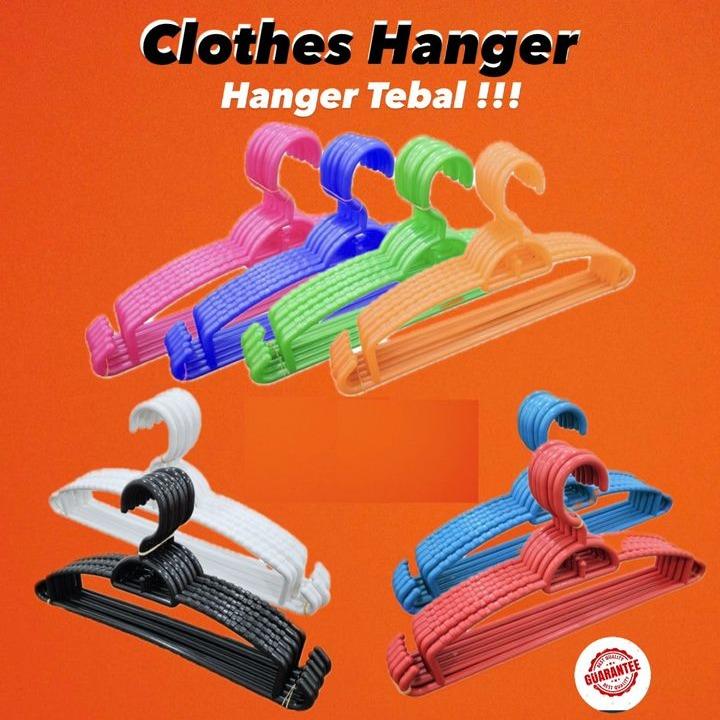 Clothes Hanger Hanger Tebal Hanger Baby Hanger Tudung Good Quality ...
