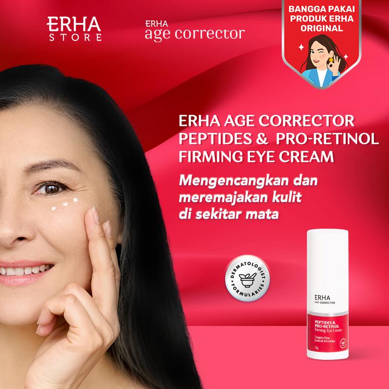 ERHA Age Corrector Peptides & Pro-Retinol Firming Eye Cream 15g - Krim ...