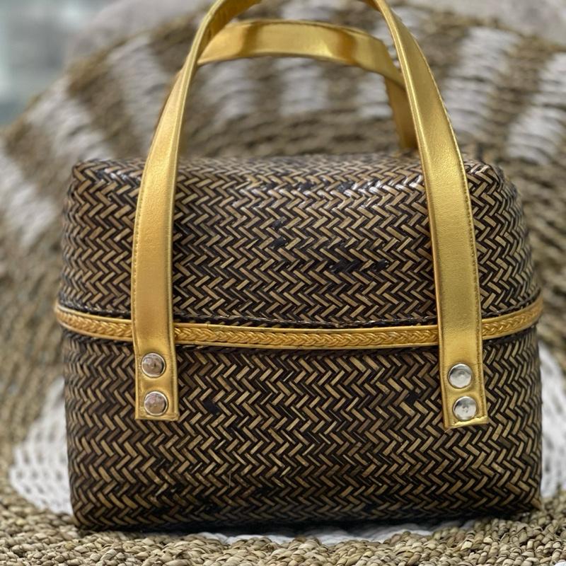 Tas aban bambu, tas kondangan antik tali gold - Shop | Tokopedia