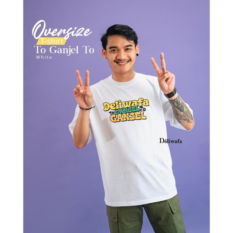 【COD】Deliwafa - T shirt | T shirt oversize | T shirt lengan pendek ...