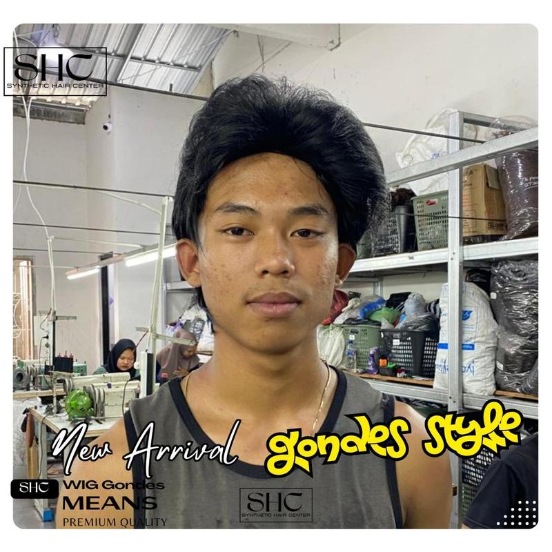 SHC Hair Synthetic Premium Gondes Pro 01 Panjang Natural 10 - Shop ...