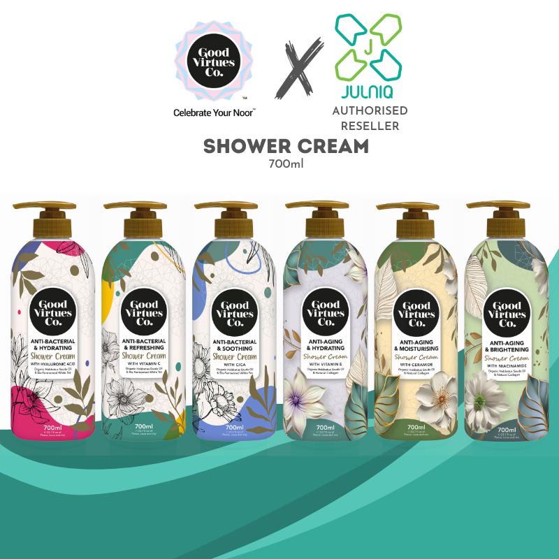Good Virtues Co. [GVC] BODY SHOWER CREAM ASSORTED 700ML [ANTI BACTERIAL ...
