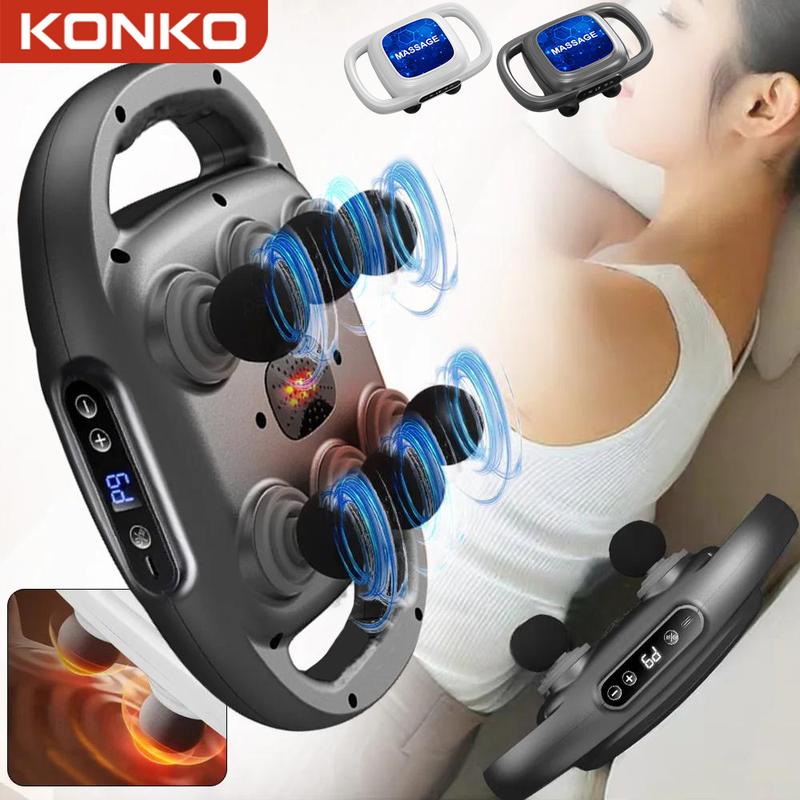 【11.11 Mega Sale】KONKO 8 Heads 6 Heads Massage Guns Muscle Relaxation ...