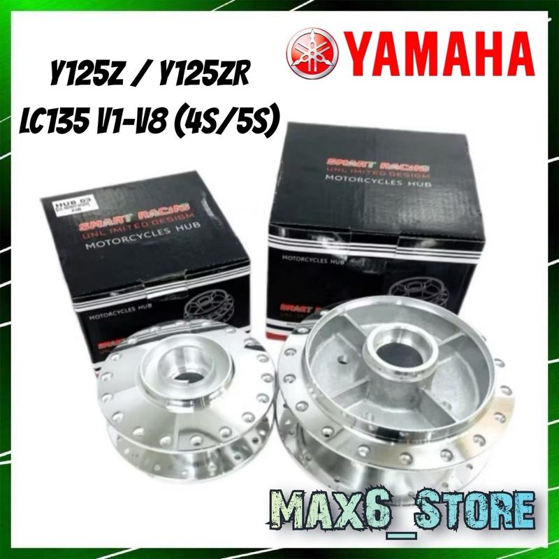 YAMAHA LC135 4S 5S Y125Z LC135 V8 CHROME HUB DIAMOND POLISH LC135 125Z ...